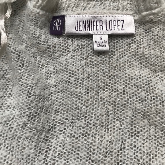 Jennifer Lopez | Sweaters | Jennifer Lopez Hi Lo Sparkle Cardigan ...